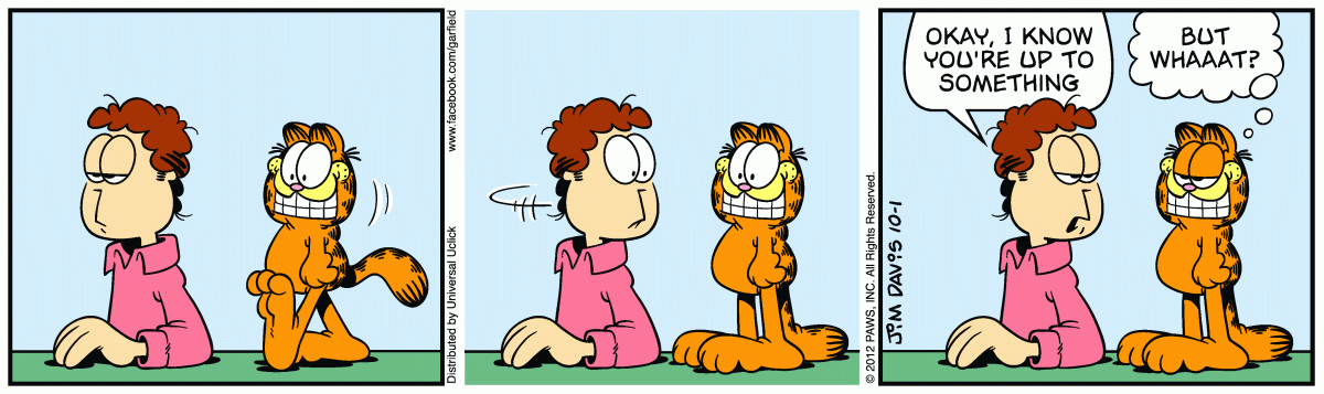 Garfield, October 2012 comic strips | Garfield Wiki | Fandom