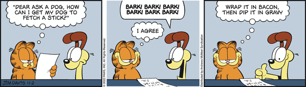 Garfield, November 2022 comic strips | Garfield Wiki | Fandom