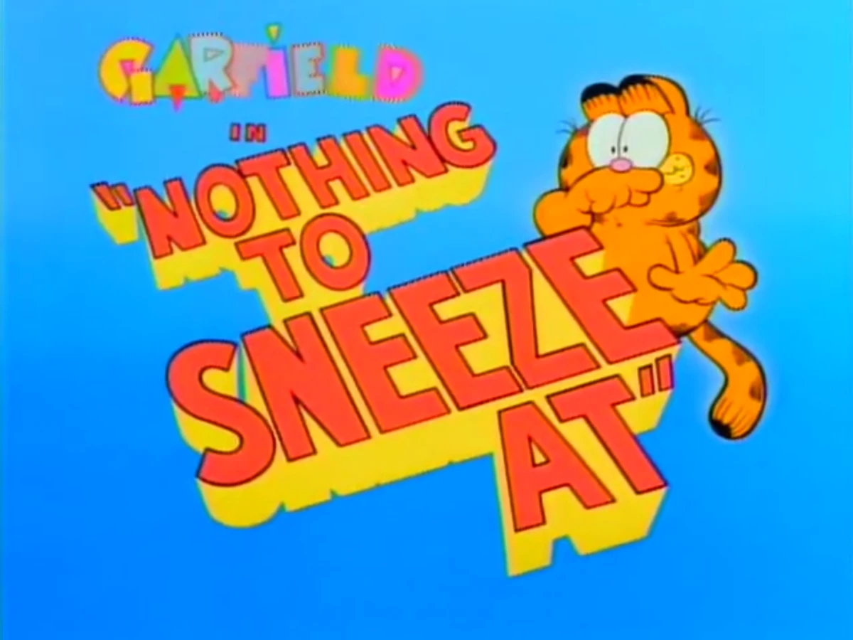 Garfield Feeling Sick At Work