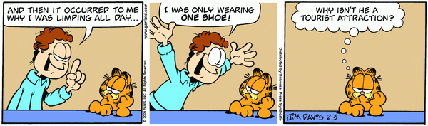 Garfield, February 2009 comic strips | Garfield Wiki | Fandom