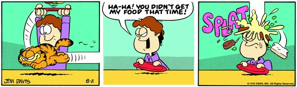 Garfield, August 1983 comic strips | Garfield Wiki | Fandom