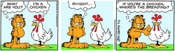 Garfield, July 2008 comic strips | Garfield Wiki | Fandom