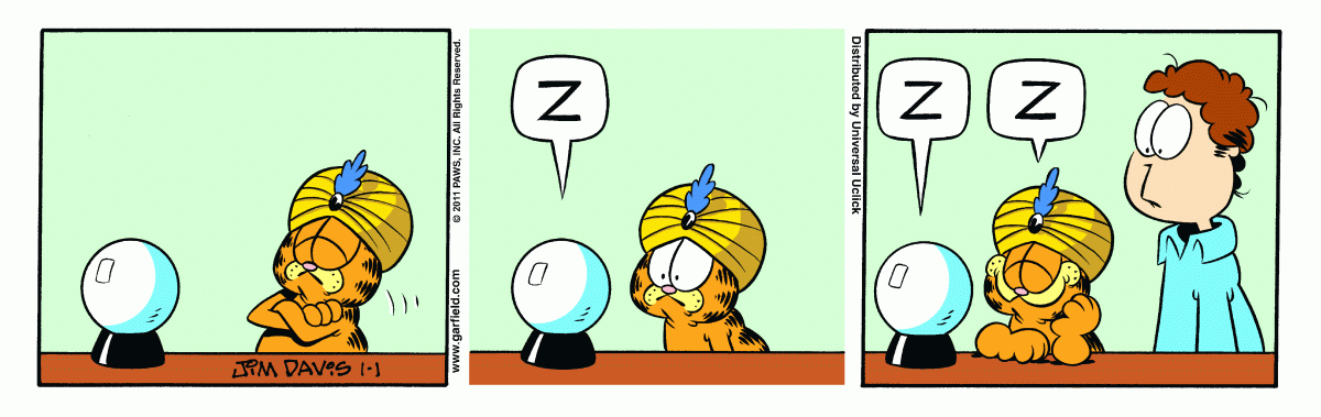 Garfield, January 2011 comic strips | Garfield Wiki | Fandom