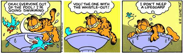 Garfield, August 1984 comic strips | Garfield Wiki | Fandom