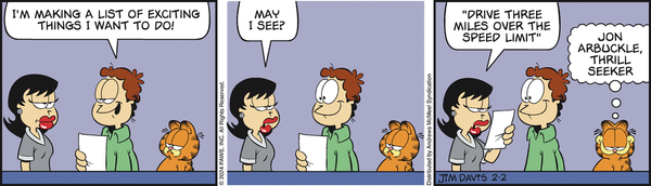 Garfield, February 2024 comic strips | Garfield Wiki | Fandom