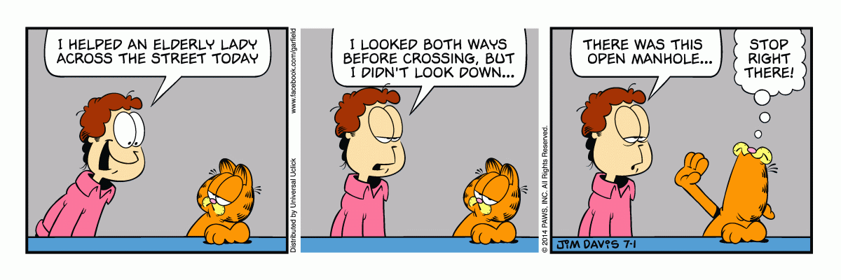 Garfield, July 2014 comic strips | Garfield Wiki | Fandom