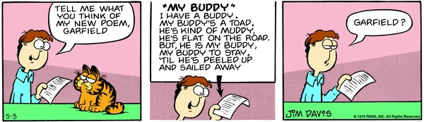 Garfield, May 1979 comic strips | Garfield Wiki | Fandom
