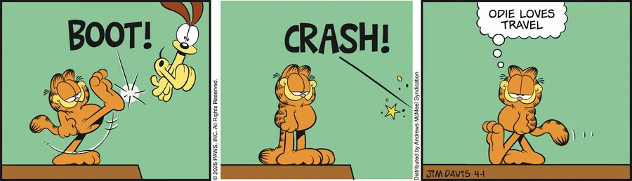 Garfield, April 2025 comic strips | Garfield Wiki | Fandom