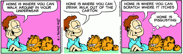 Garfield, January 2001 comic strips | Garfield Wiki | Fandom
