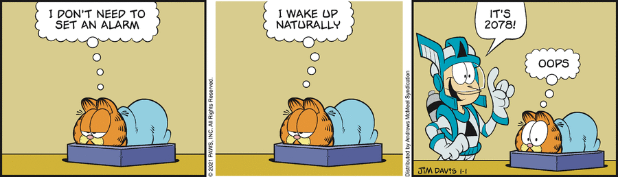 Garfield, January 2021 comic strips | Garfield Wiki | Fandom