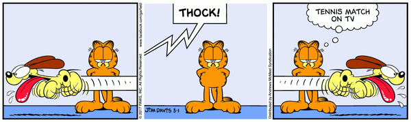 Garfield, March 2017 comic strips | Garfield Wiki | Fandom