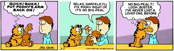 Garfield, February 1983 comic strips | Garfield Wiki | Fandom