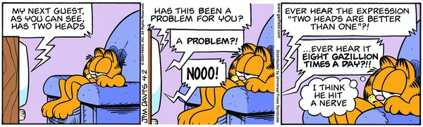Garfield, April 2004 comic strips | Garfield Wiki | Fandom