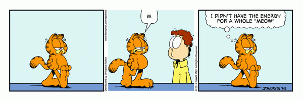 Garfield, July 2014 comic strips | Garfield Wiki | Fandom
