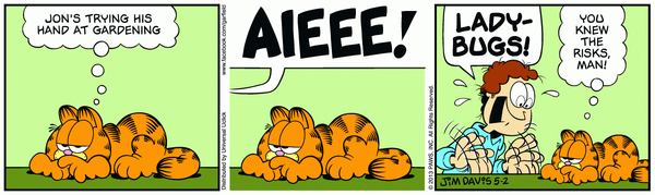 Garfield, May 2013 comic strips | Garfield Wiki | Fandom