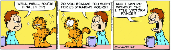 Garfield, May 2005 comic strips | Garfield Wiki | Fandom