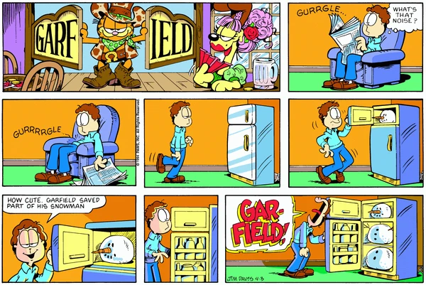 Garfield, April 1994 comic strips | Garfield Wiki | Fandom