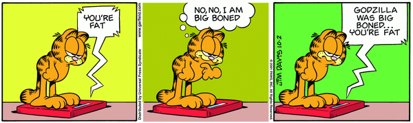 Garfield, October 2001 comic strips | Garfield Wiki | Fandom