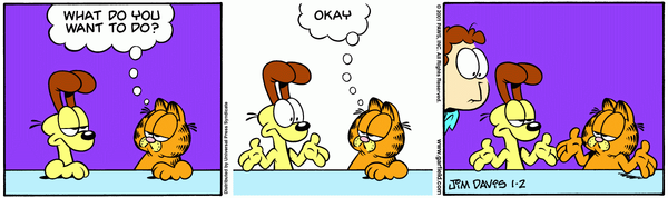 Garfield, January 2001 comic strips | Garfield Wiki | Fandom