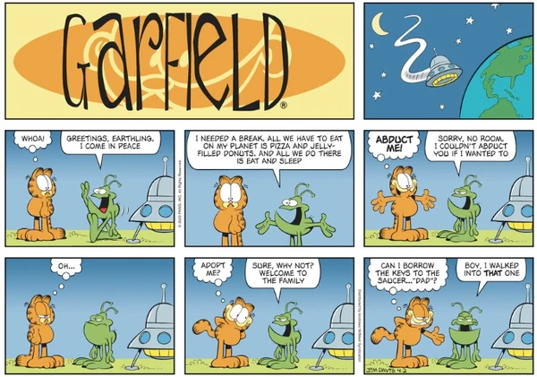 Garfield, April 2023 comic strips | Garfield Wiki | Fandom