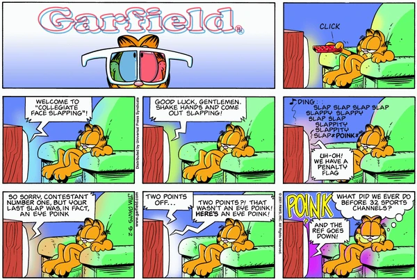 Garfield, September 2001 comic strips | Garfield Wiki | Fandom