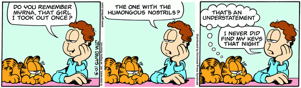 Garfield, October 2008 comic strips | Garfield Wiki | Fandom