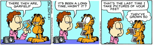 Garfield, August 2002 comic strips | Garfield Wiki | Fandom