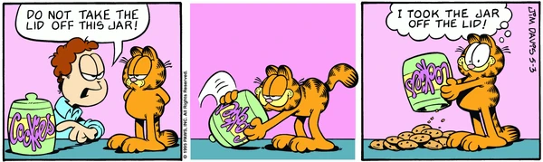 Garfield, May 1995 comic strips | Garfield Wiki | Fandom