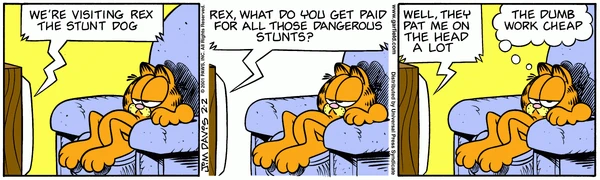 Garfield, February 2001 comic strips | Garfield Wiki | Fandom