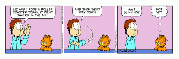 Garfield, August 2014 comic strips | Garfield Wiki | Fandom