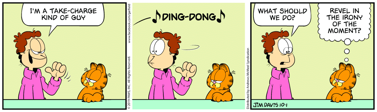 Garfield, October 2019 comic strips | Garfield Wiki | Fandom