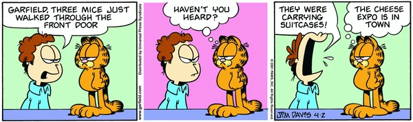 Garfield, April 2001 comic strips | Garfield Wiki | Fandom
