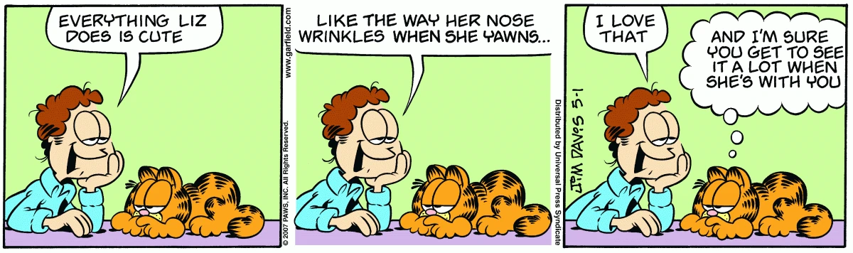 Garfield, May 2007 comic strips | Garfield Wiki | Fandom