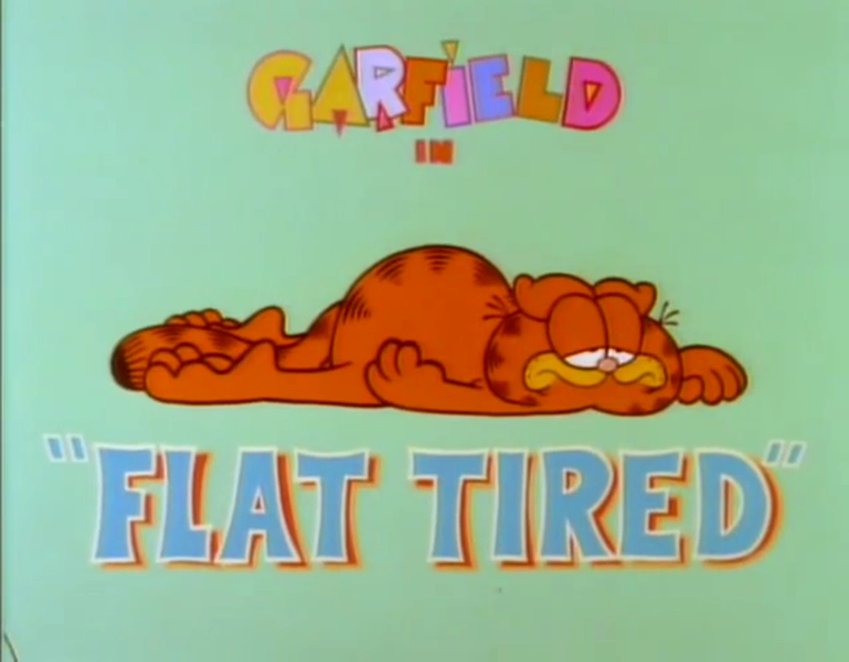 Garfield Tired