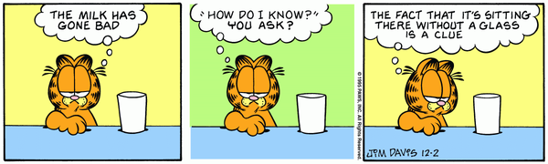 Garfield, December 1995 comic strips | Garfield Wiki | Fandom