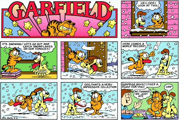 Garfield, February 1985 comic strips | Garfield Wiki | Fandom