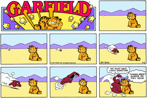 Garfield, April 1983 comic strips | Garfield Wiki | Fandom
