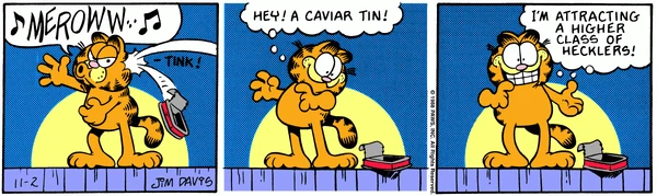 Garfield, November 1988 comic strips | Garfield Wiki | Fandom