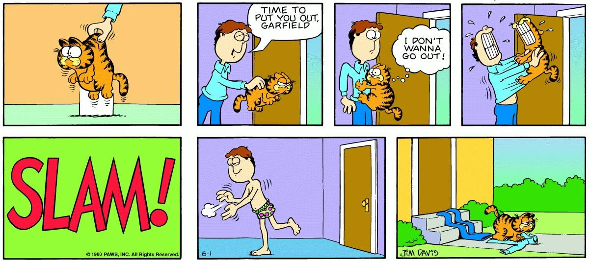 Garfield, June 1980 comic strips | Garfield Wiki | Fandom