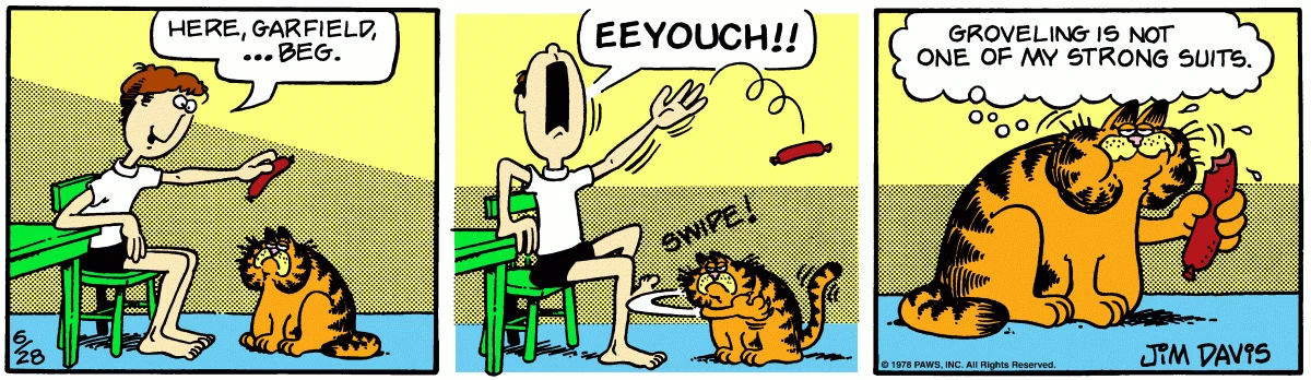 1978 Garfield Comic Strips
