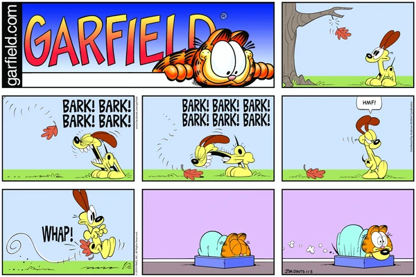 Garfield, November 2019 comic strips | Garfield Wiki | Fandom