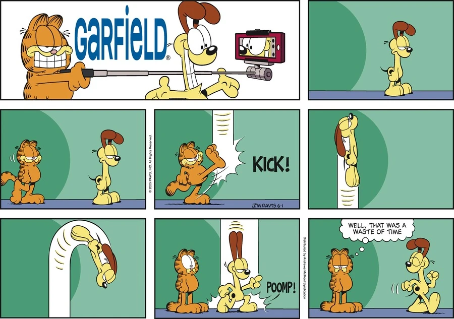 Garfield, June 2025 comic strips | Garfield Wiki | Fandom
