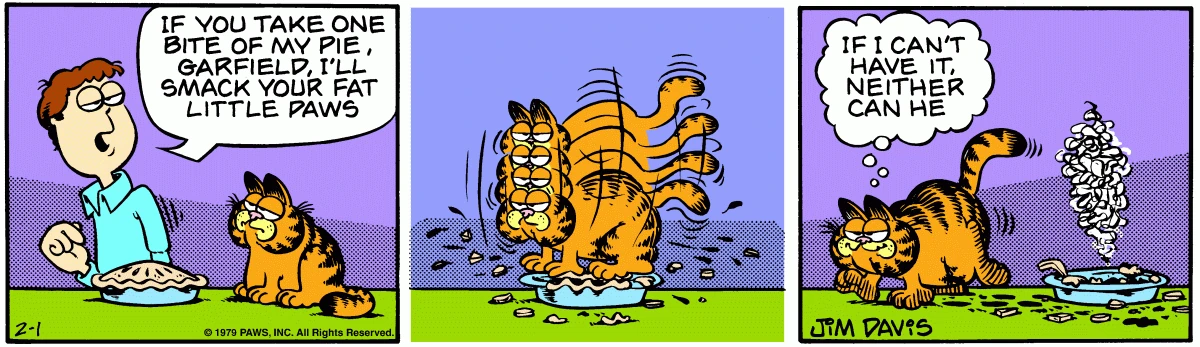 Garfield, February 1979 comic strips | Garfield Wiki | Fandom