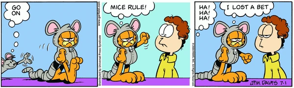 Garfield, July 2004 comic strips | Garfield Wiki | Fandom