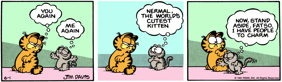 Garfield, June 1981 comic strips | Garfield Wiki | Fandom