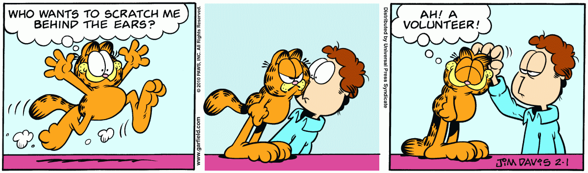 Garfield, February 2010 comic strips | Garfield Wiki | Fandom
