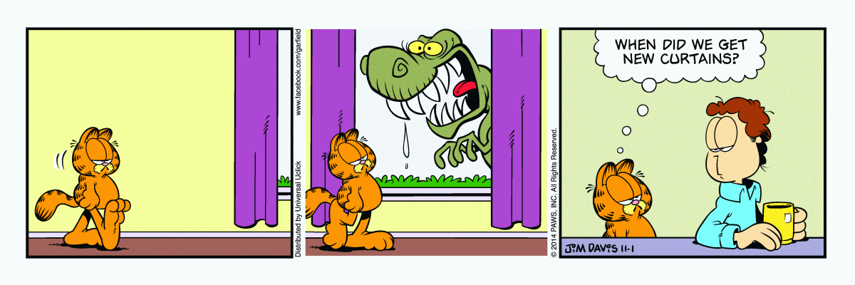 Garfield, November 2014 comic strips | Garfield Wiki | Fandom