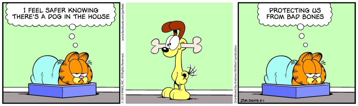 Garfield, May 2019 comic strips | Garfield Wiki | Fandom