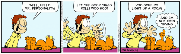Garfield, February 2014 comic strips | Garfield Wiki | Fandom