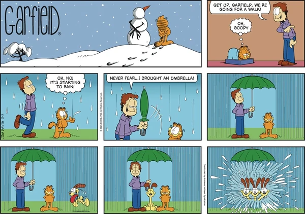 Garfield, February 2025 comic strips | Garfield Wiki | Fandom